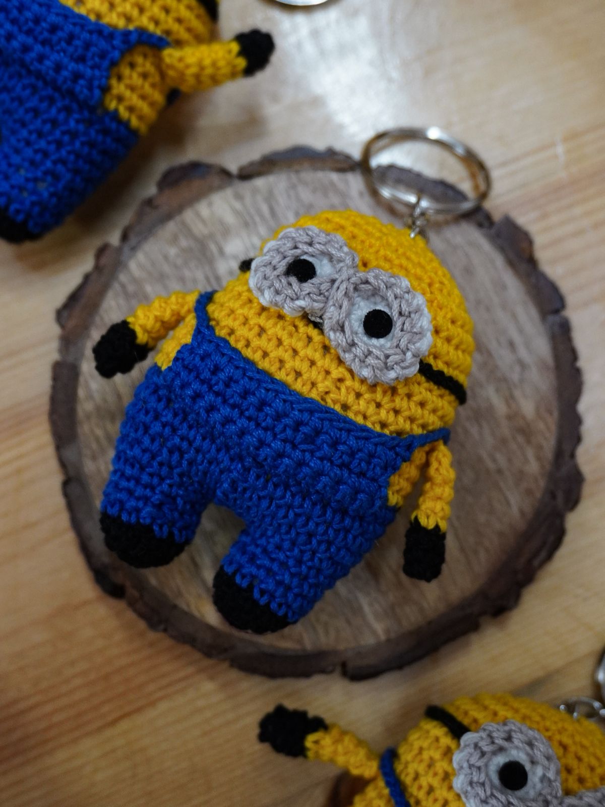 Crochet Minion Keyring – The House of Dori